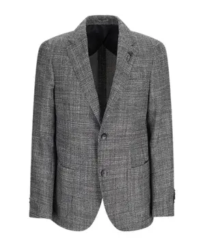 LARDINI Single-breasted Blazer - Gray