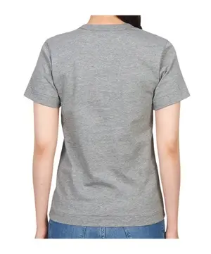 Comme Des Garçons Short Sleeve Crewneck T-shirt With Logo - Gray