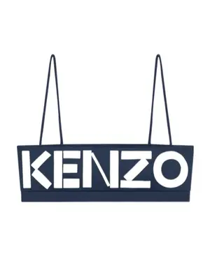Kenzo Logo Print Bandeau Top