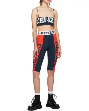 Kenzo Logo Print Bandeau Top