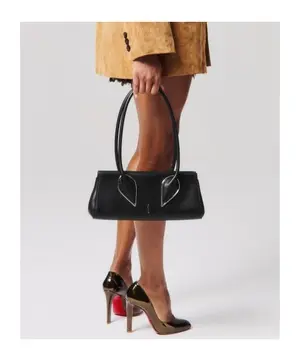 CHRISTIAN LOUBOUTIN Venus Logo Plaque Shoulder Bag