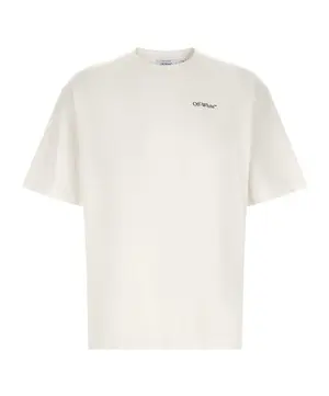 Off-White Logo Printed Crewnek T-shirt