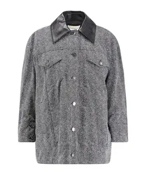 Givenchy Lapel Collar Flap Pocket Jacket