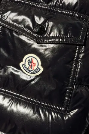 Moncler Maljasset Logo Patch Hooded Down Jacket