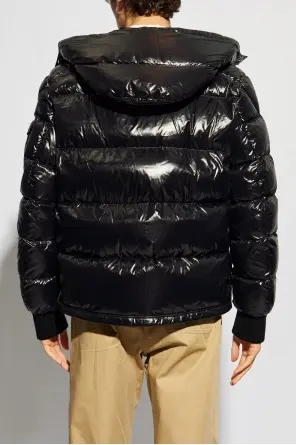 Moncler Maljasset Logo Patch Hooded Down Jacket