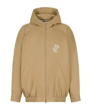 Marni Embroidered Logo Zip-up Bomber Jacket
