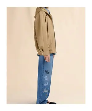 Marni Embroidered Logo Zip-up Bomber Jacket