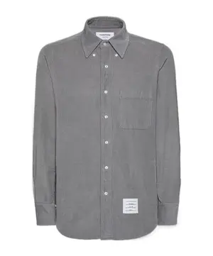 Thom Browne Logo-patch Corduroy Shirt