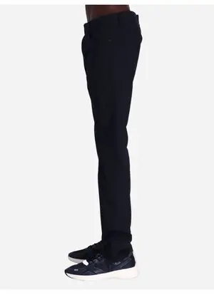 Hugo Boss Logo Detail Casual Pants - Black