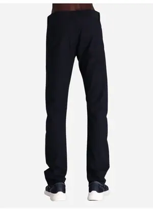 Hugo Boss Logo Detail Casual Pants - Black