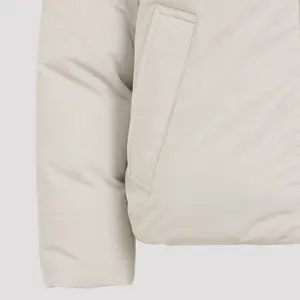 Bottega Veneta Zip-up Down Jacket With Lapel Collar