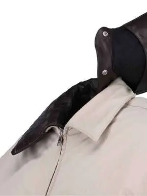 Bottega Veneta Zip-up Down Jacket With Lapel Collar