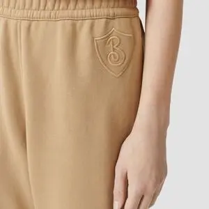 Burberry Logo Patch Cotton Track Pants