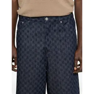 Dries Van Noten Denim Shorts With Belt Loops