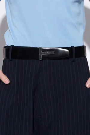 TOM FORD T-buckle Belt - Black