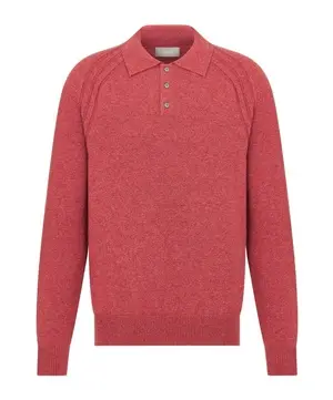 Dior Icons Long-sleeved Polo Shirt - Pink