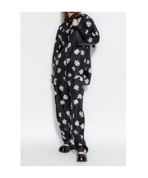 Moschino Allover Daisy Print Long Sleeve Shirt