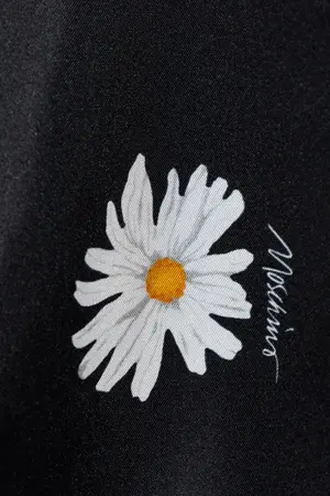 Moschino Allover Daisy Print Long Sleeve Shirt