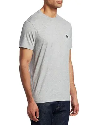 Burberry Monogram Motif Cotton T-shirt - Gray