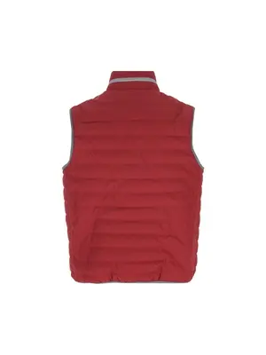 Brunello Cucinelli Quilted Zip-up Gilet - Red