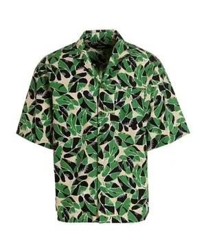 Dsquared2 All-over Printed Short-sleeved Shirt - Green