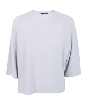 Fabiana Filippi Ribbed Knit Short Sleeve Jumper