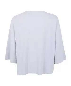 Fabiana Filippi Ribbed Knit Short Sleeve Jumper