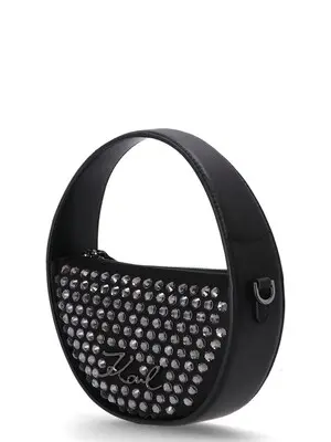 Karl Lagerfeld Studded Shoulder Bag