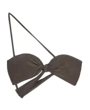 Jacquemus Asymmetrical Twisted Tube Top