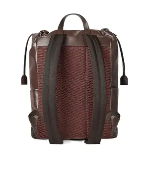 Fendi Flux Ff Buckle Backpack - Brown