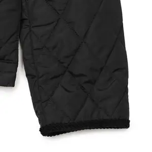 Burberry Quilted Long Sleeve Jacket With Check Lining