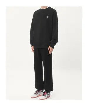 Valentino Garavani Crewneck Sweatshirt With Logo Embroidery - Black