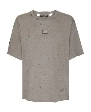 Dolce & Gabbana Distressed T-shirts For Men