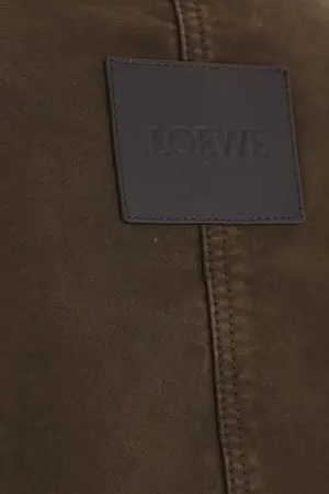 Loewe Zip-up Corduroy Collar Jacket