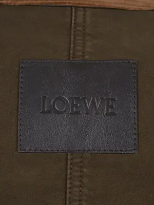 Loewe Zip-up Corduroy Collar Jacket
