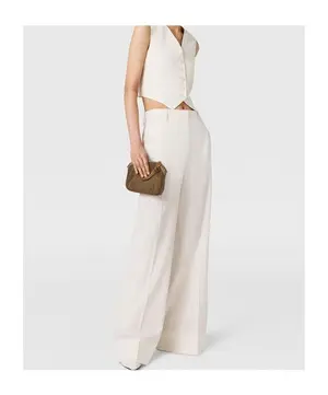 Stella McCartney Pleated Wide-leg Trousers With Belted Waist