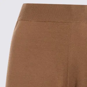 Max Mara Nigeria Wide-leg Knitted Pants - Brown