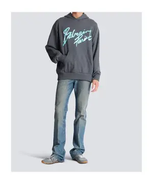 Balmain Printed Logo Hoodie