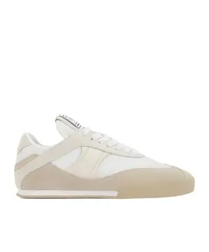 Chloé Kick Lace-up Sneakers With Embossed Logo - Nude
