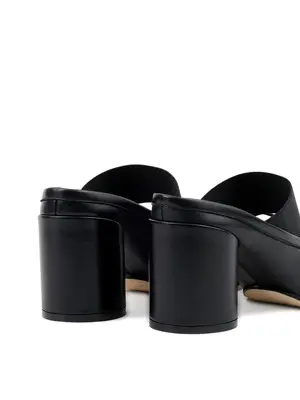 MAISON MARGIELA Leather Heeled Slip-on Pumps