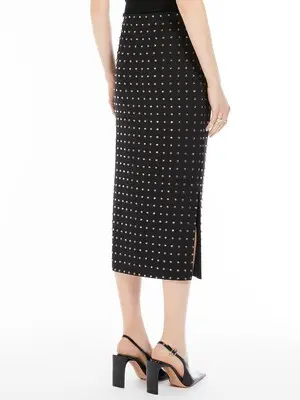 Sportmax All-over Embellished Midi Skirt