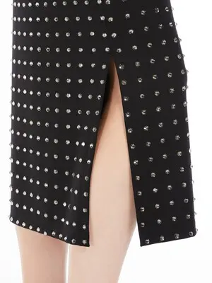 Sportmax All-over Embellished Midi Skirt