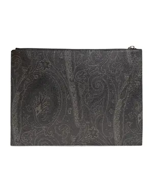 Etro Pegaso Embroidered Pouch Bag