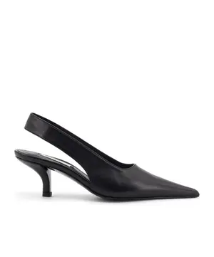 TOTEME Slingback Pointed Toe Pumps - Black