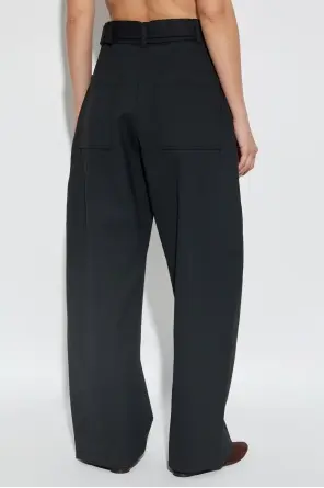 Studio Nicholson Belted Wide-leg Trousers