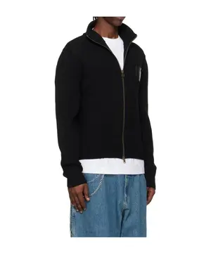 Vetements Logo Patch Zip-up Jacket