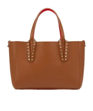 CHRISTIAN LOUBOUTIN Studded Small Shoulder Bag - Brown