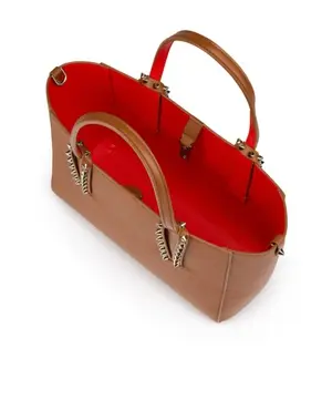 CHRISTIAN LOUBOUTIN Studded Small Shoulder Bag - Brown