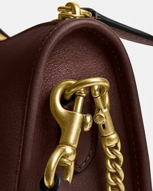 COACH Waverly Shoulder Bag - Maple Red