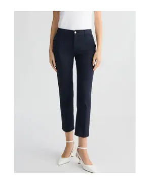 Liu Jo High-rise Cropped Trousers - Blue